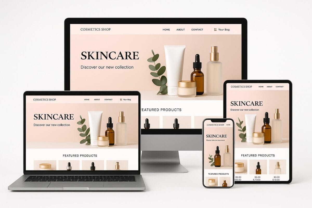 Thiết Kế Website Shop Bán Đồ Mỹ Phẩm – Tăng Doanh Thu Ngay Hôm Nay