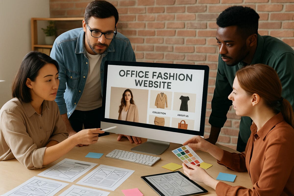 Thiết kế website thời trang công sở – Thương hiệu cho ngành may mặc